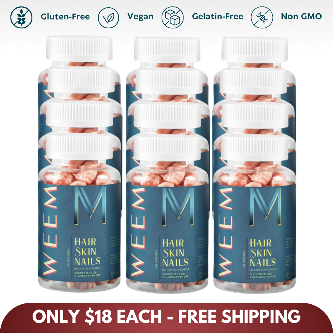 12 Bottles Hair.Skin.Nails – WEEM