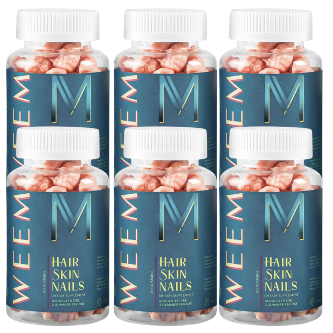 WEEM Hair Skin Nail Vitamin Gummies